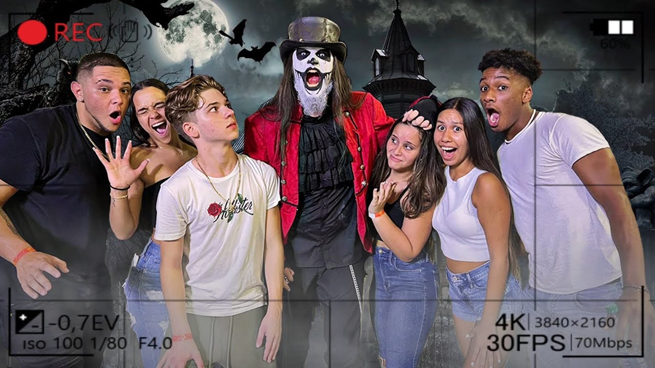 OVERNIGHT IN A HAUNTED HOUSE **Scary Challenge** |Jordan Clark - YouTube