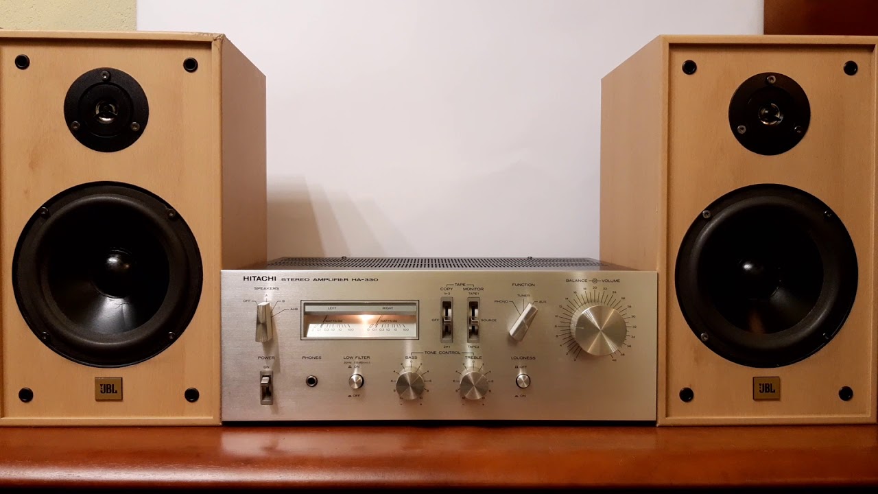 Hitachi HA 330 JBL ATX 20 part 2 - YouTube