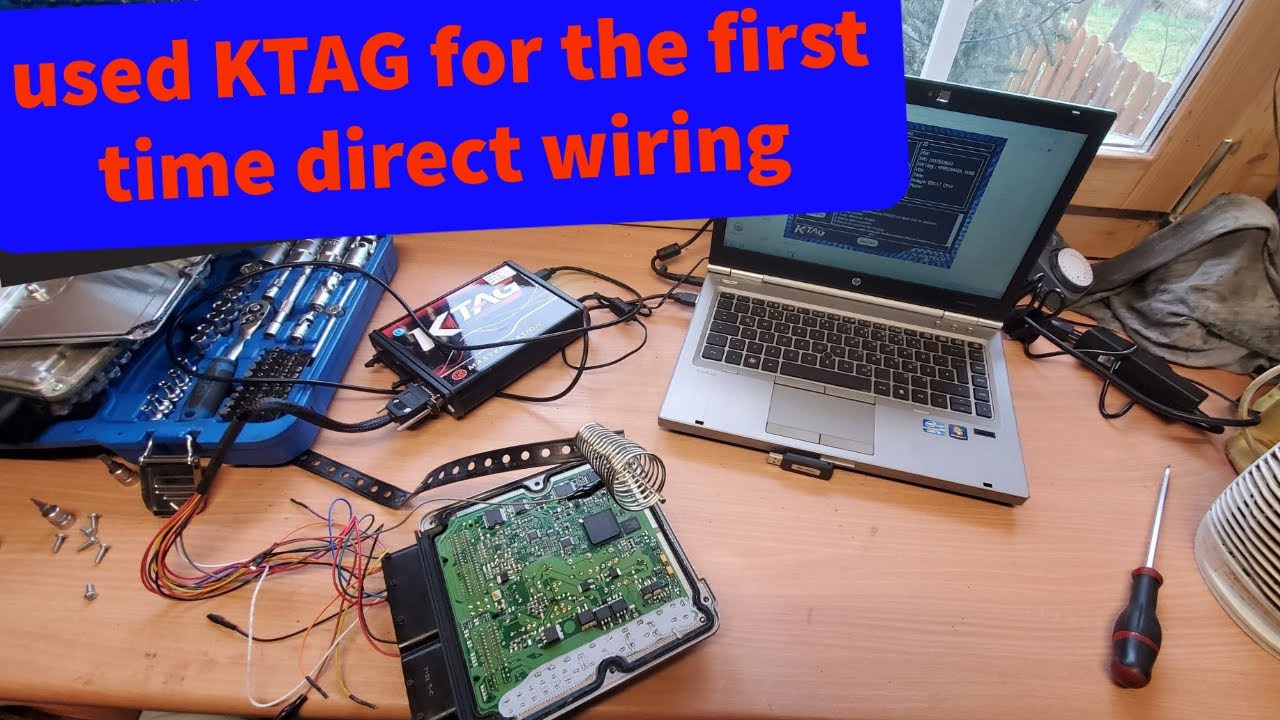KTAG file reading and writing for the first time how to direct wire ECU ...