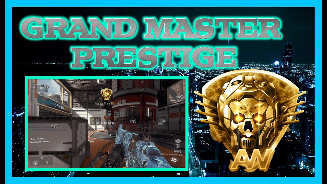 Call Of Duty: Advanced Warfare - GRAND MASTER PRESTIGE! [1080p 60FPS ...