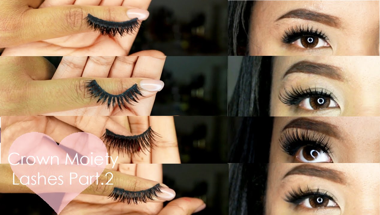 Crown Moiety Lashes Review & Try On Round 2! - YouTube
