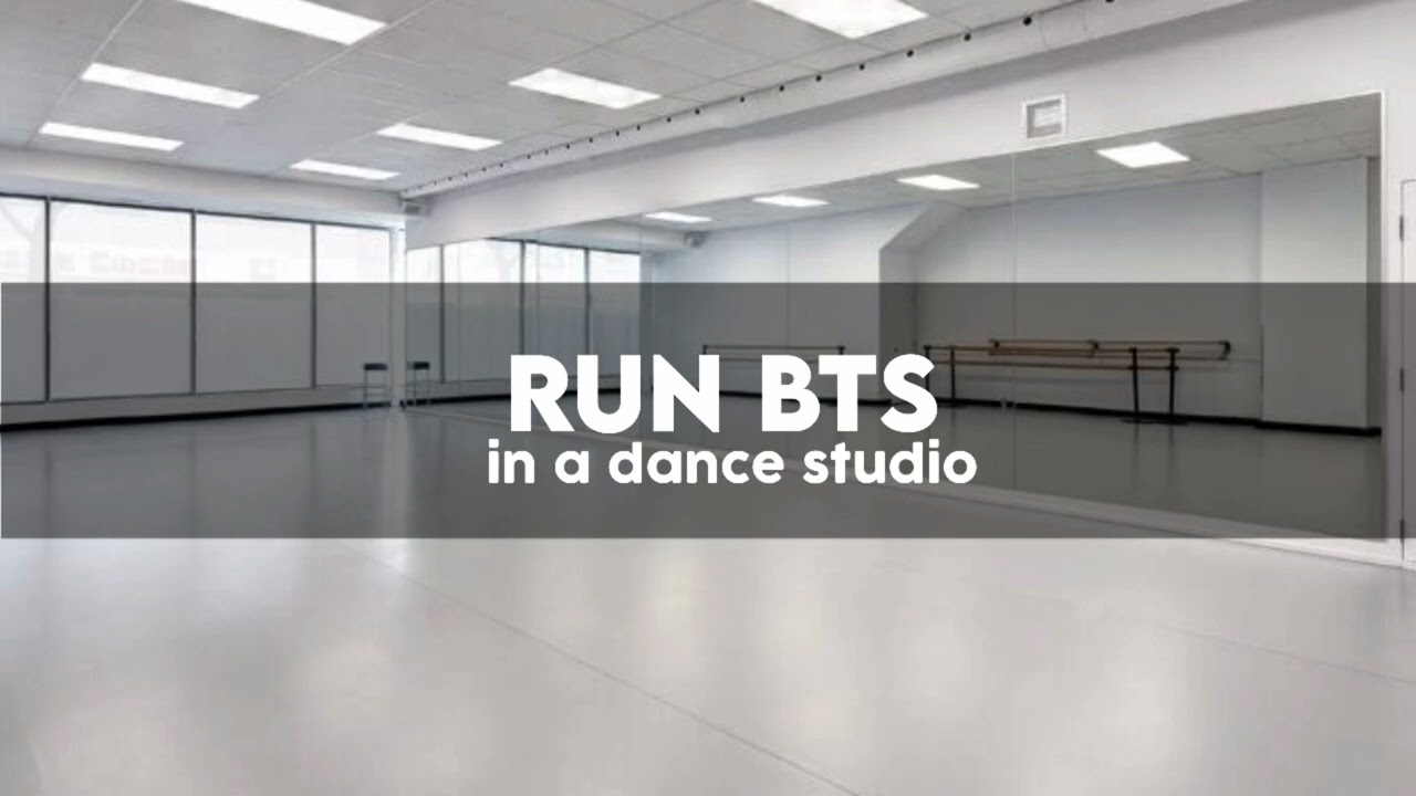 BTS - RUN BTS / but you're in a dance studio (mas você está em um ...