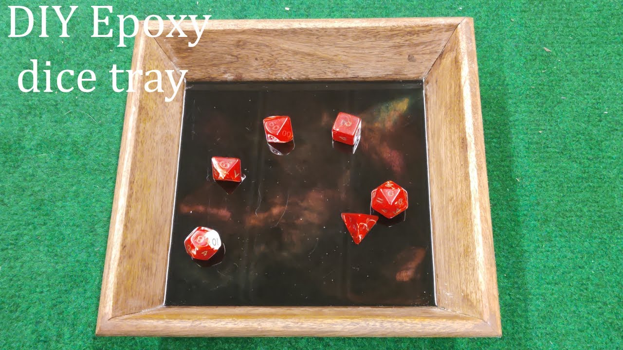 DIY Epoxy dice tray - YouTube