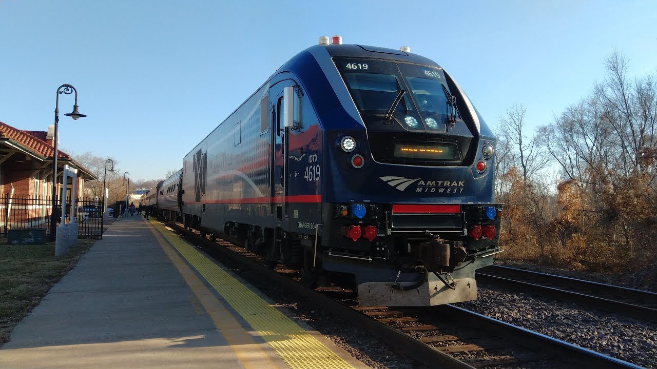 Amtrak River Runner SC-44 - St. Louis to Kansas City - December 21,2018 ...
