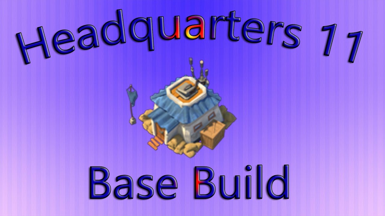 Headquarters 11 - Base Build - Amazing Defence - YouTube