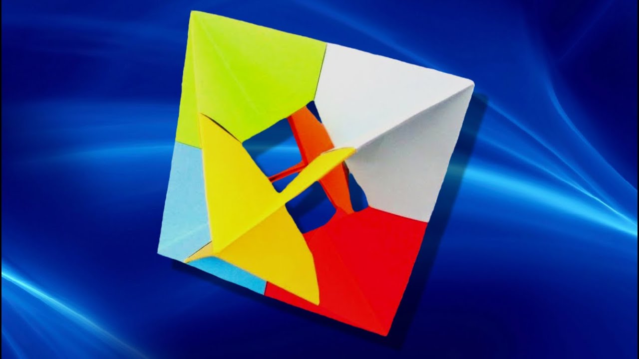 Origami modulaire animé : 🌬 Gyroscope - YouTube