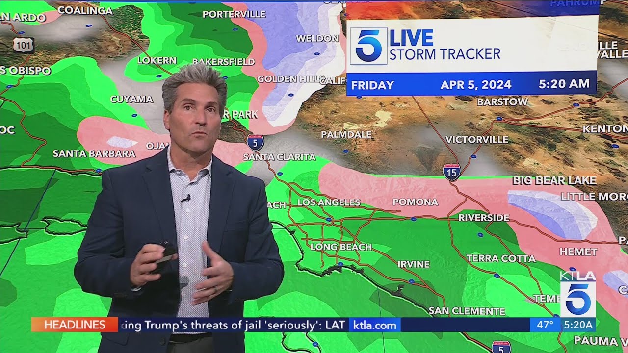 'April Showers' arriving in Southern California on Friday - YouTube