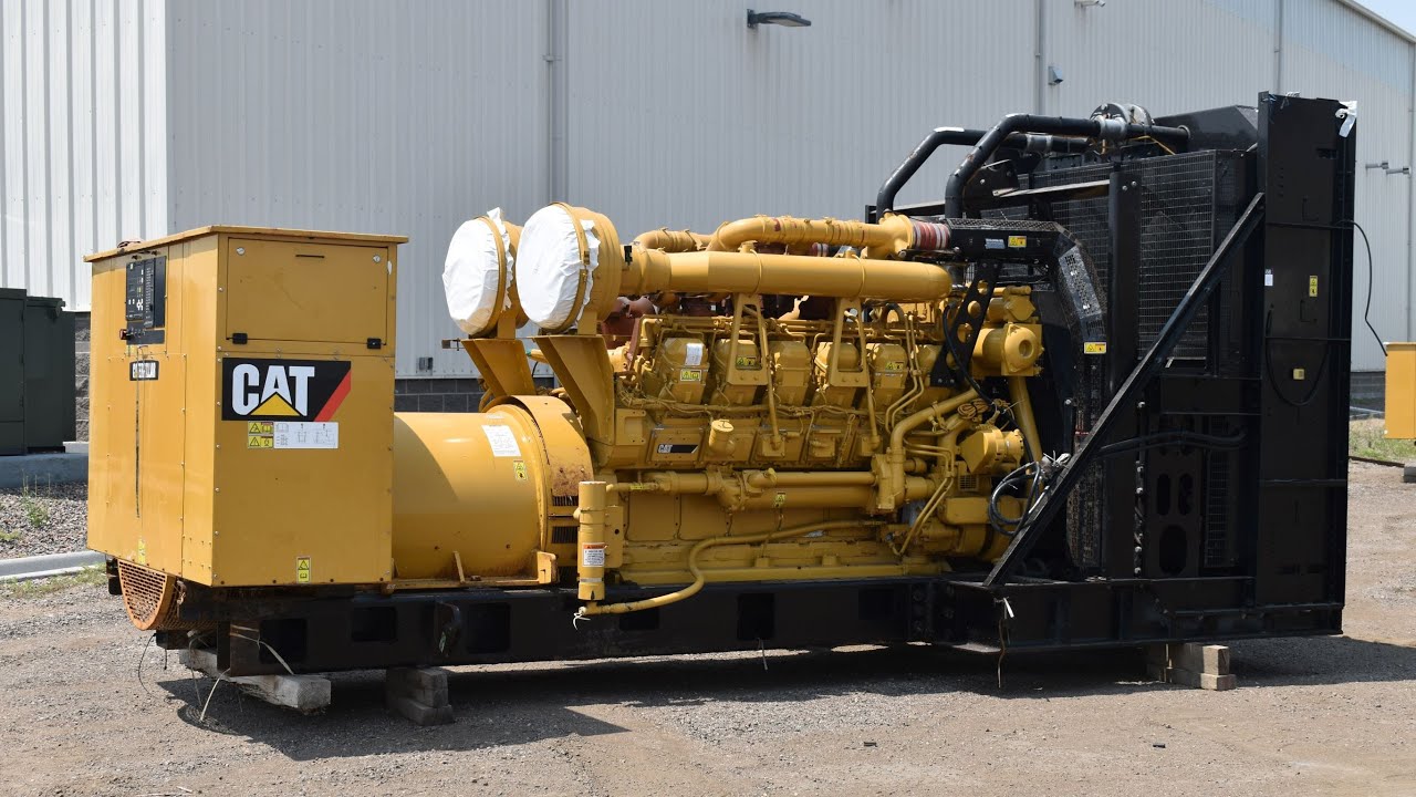 Feel The Power: 1500 kW Caterpillar Diesel - YouTube