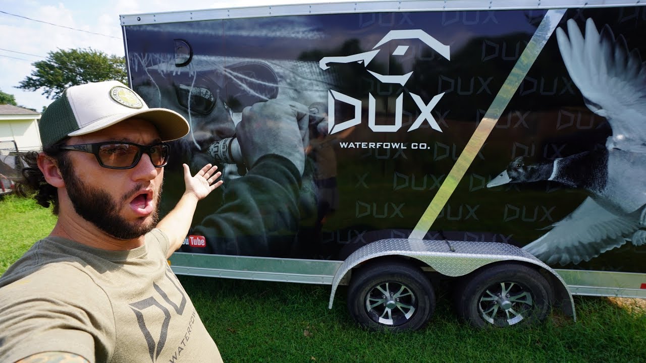 My Decoy Trailer Has My Face On It!! - YouTube