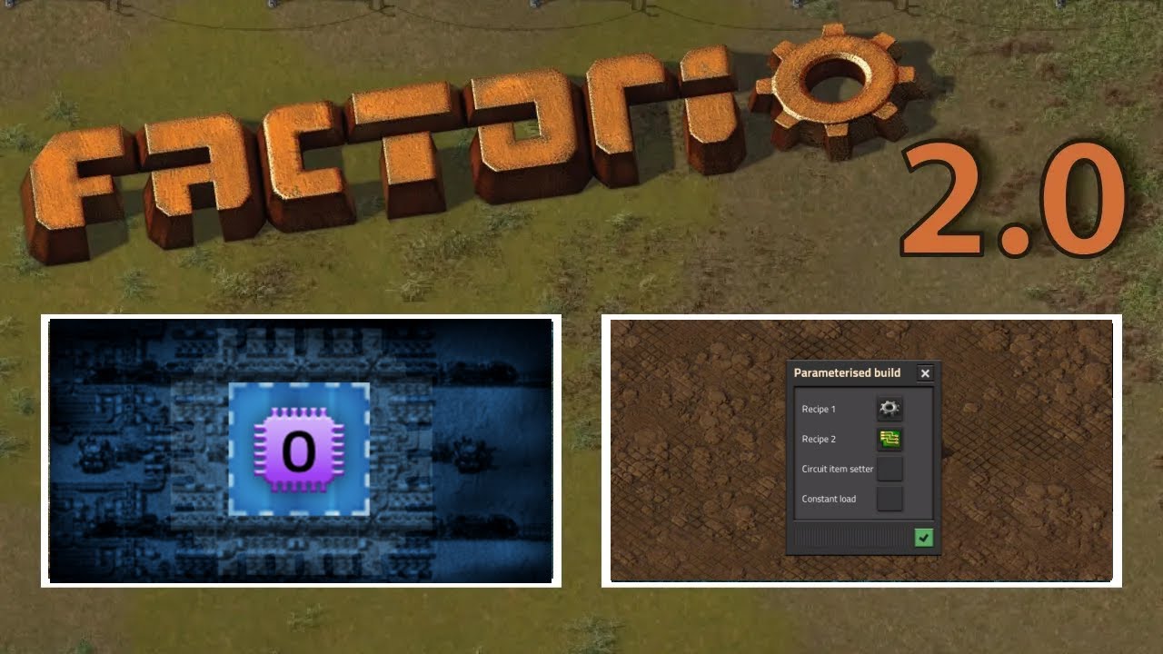 Factorio 2.0 || FFF-392 || Planos parametrizados - YouTube