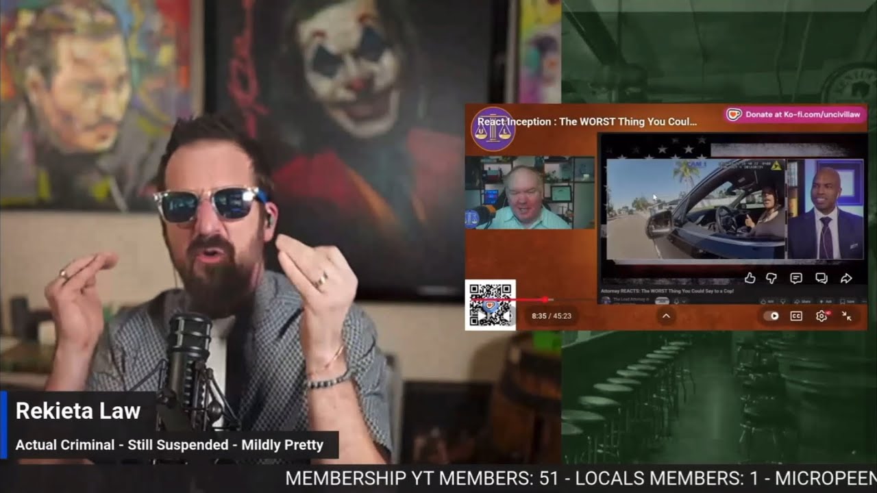 Bad Legal Analysis w/ Rekieta Law - React Inception feat. Uncivil Law ...