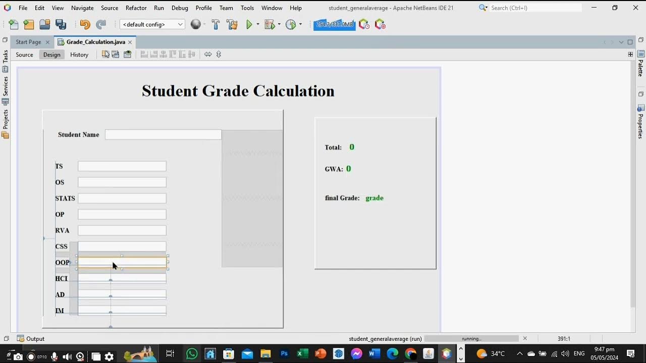Student Grading System Using Java Apache NetBeans IDE 21 - YouTube