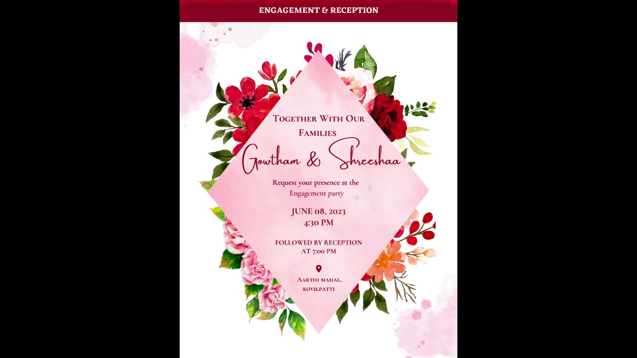 Gowtham & Shreeshaa | Engagement Live | Aslan Forever Studio - YouTube