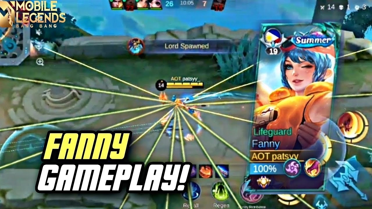 FANNY LIFE GUARD GAMEPLAY! || RANKED MODE || MLBB - YouTube