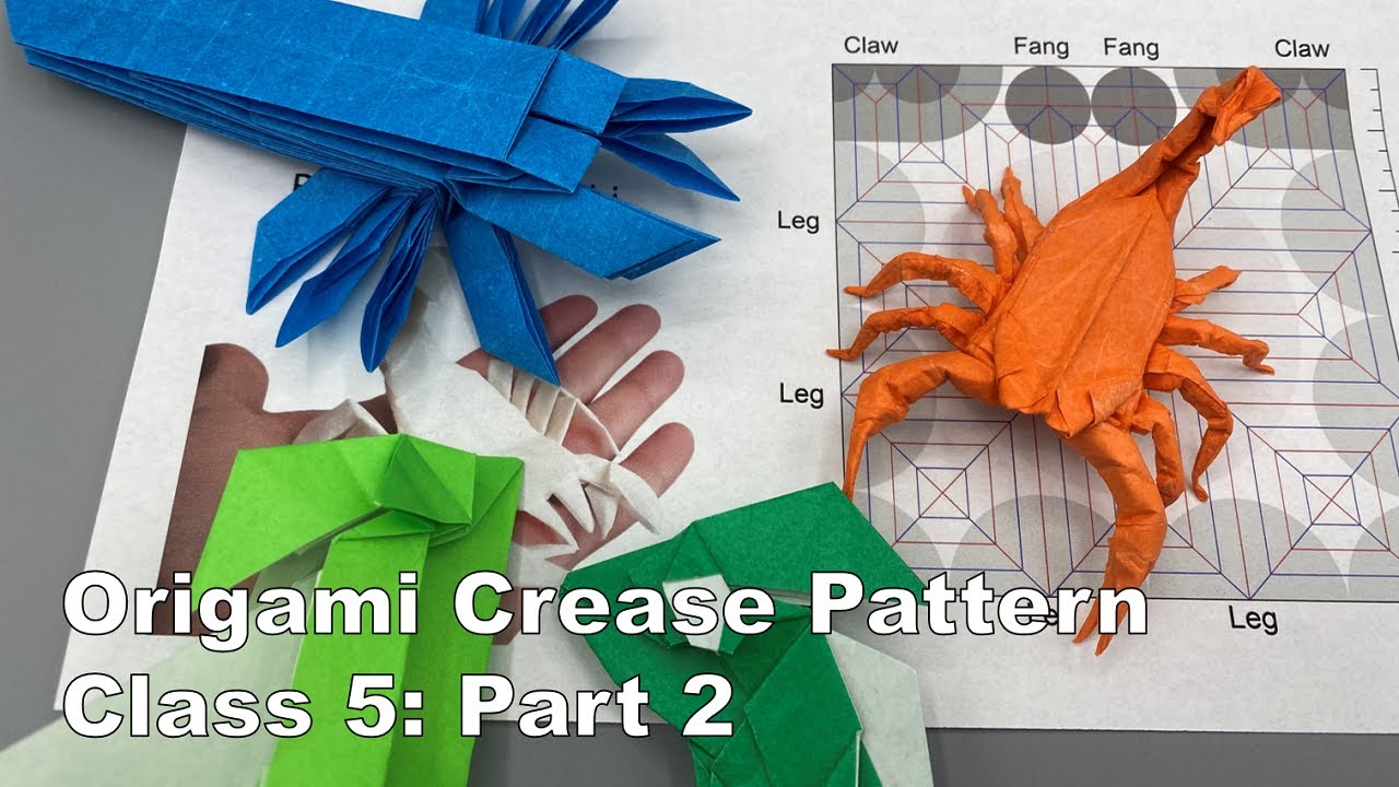 Origami Crease Pattern Class 5 Part 2 Youtube