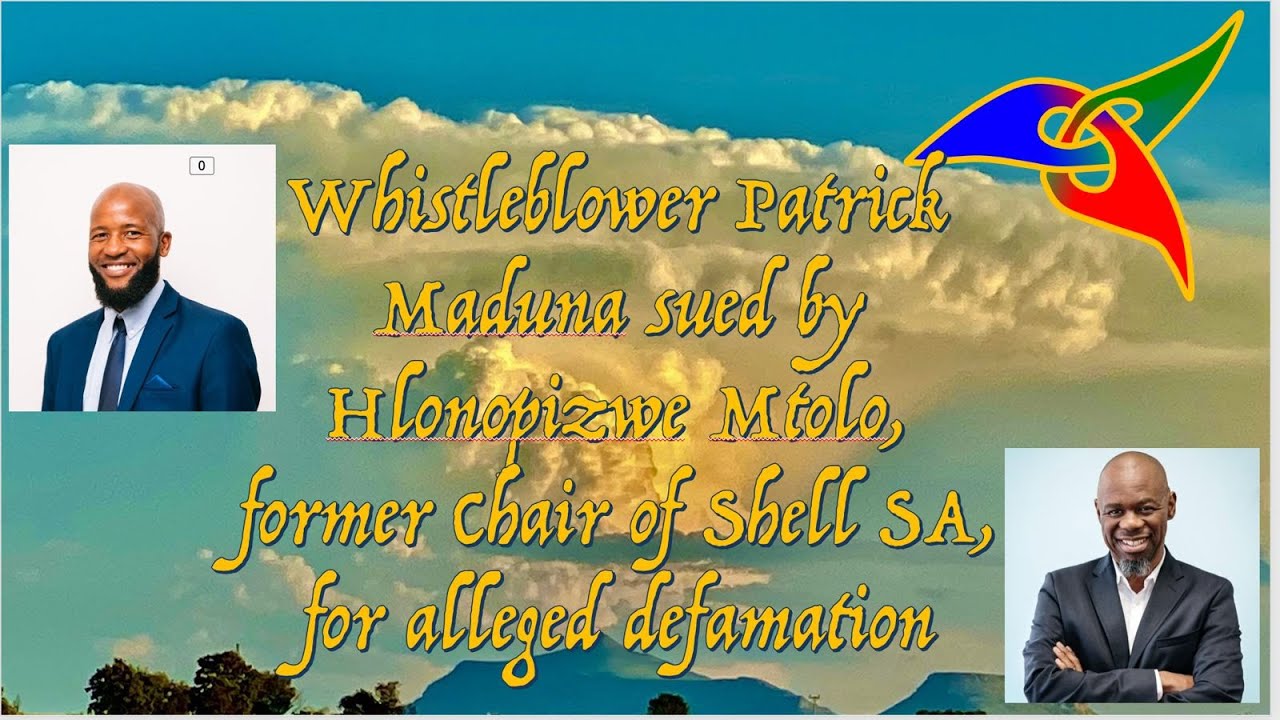 Patrick Maduna on Strategic Litigation On Whistleblowers (SLOW suit ...
