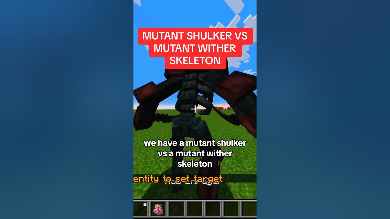 MUTANT SHULKER VS MUTANT WITHER SKELETON - YouTube