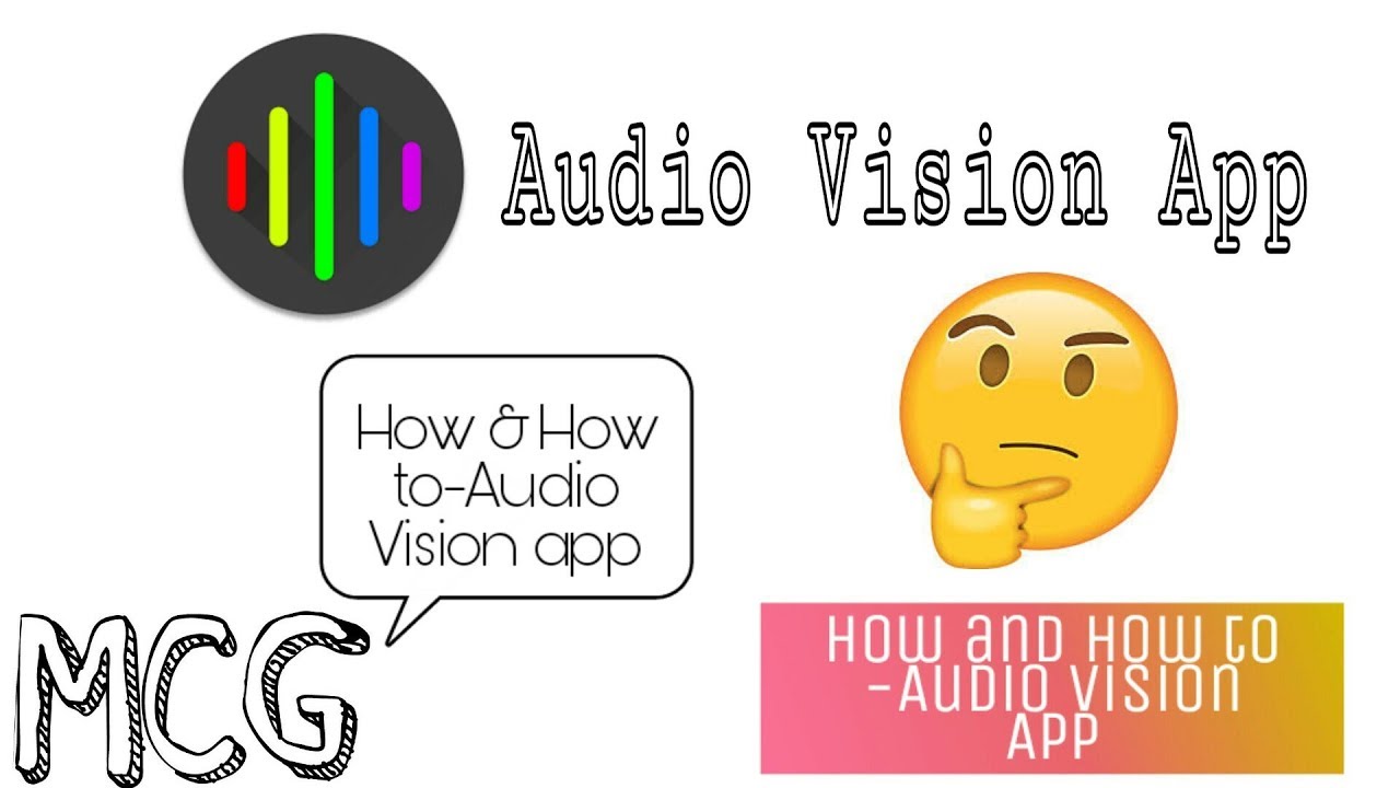 The audio vision app - YouTube