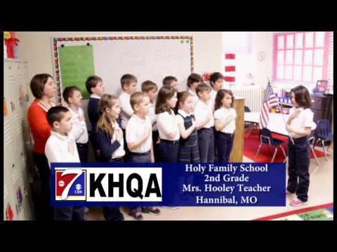 Pledge of Allegiance by Mrs. Hooley's 2nd grade class at Holy Family ...
