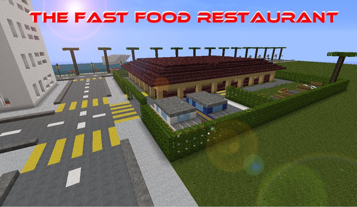 Minecraft Trailer - The Fast-Food Restaurant - YouTube