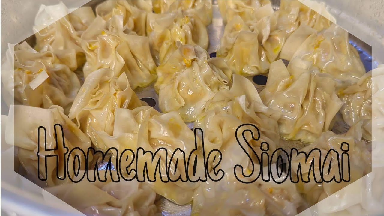 ganito ang pagawa ng siomai ang sarap | Homemade siomai | MomZ ChE ...