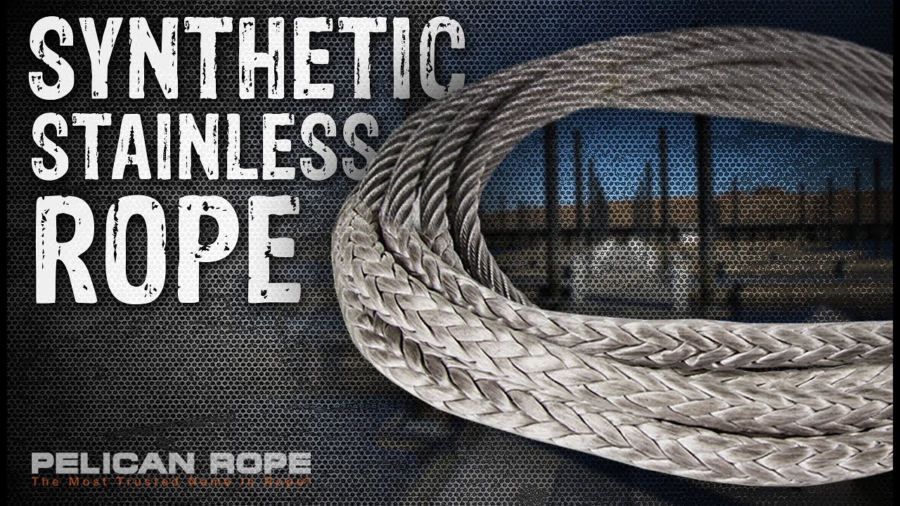 Synthetic Stainless Rope from Pelican Ropes - YouTube