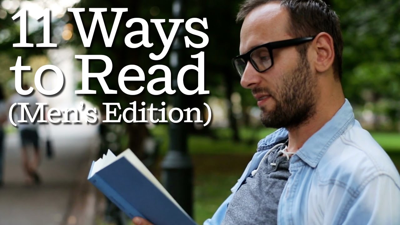 Stock Video Men Show You How to Read - YouTube