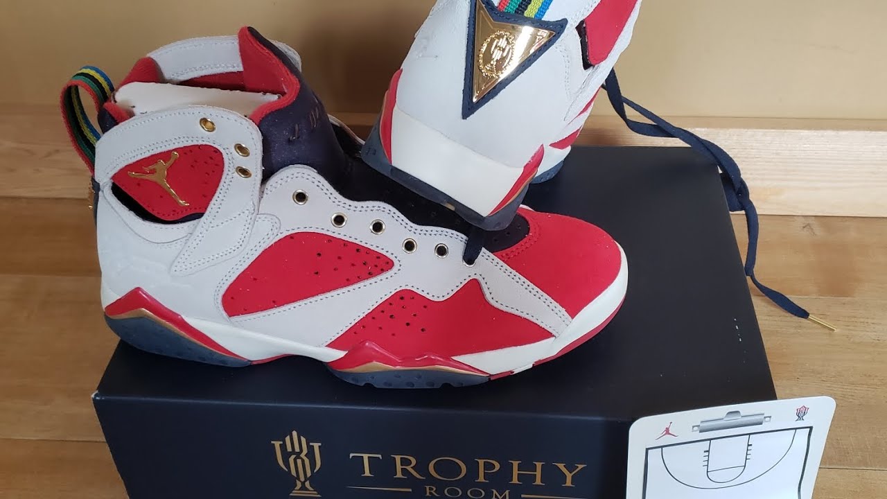 Trophy Room Jordan 7 "New Sheriff in Town" - YouTube