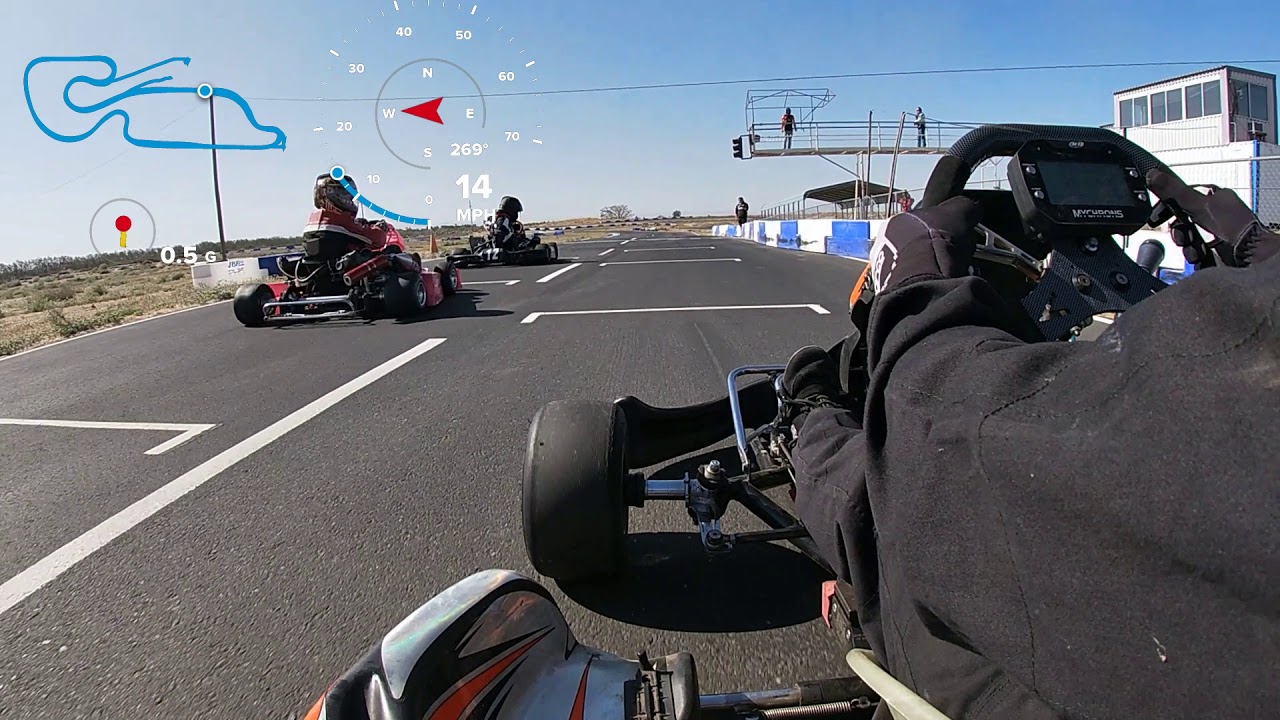 blue max kart club practice session - YouTube