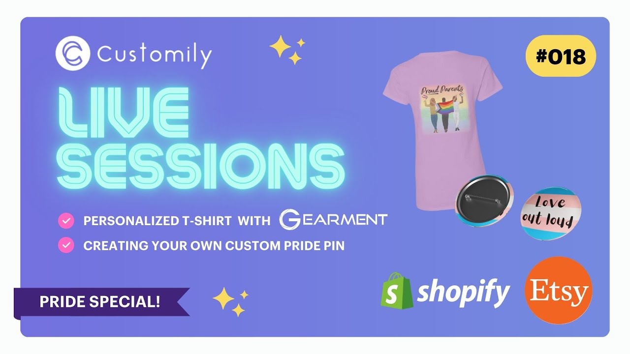 Customily Live Sessions 018 - Gearment Product + Custom Product using ...