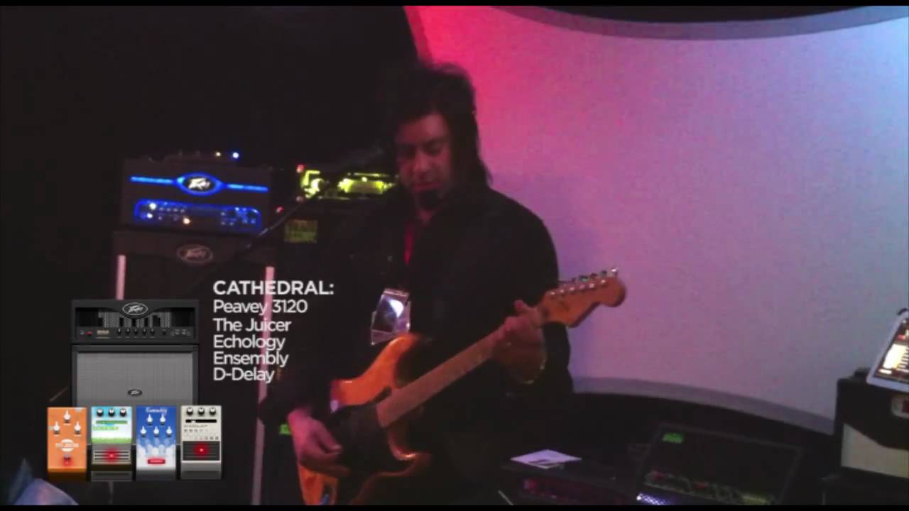Rob Math shows off his "Cathedral" AmpKit setup at Musikmesse 2011 ...