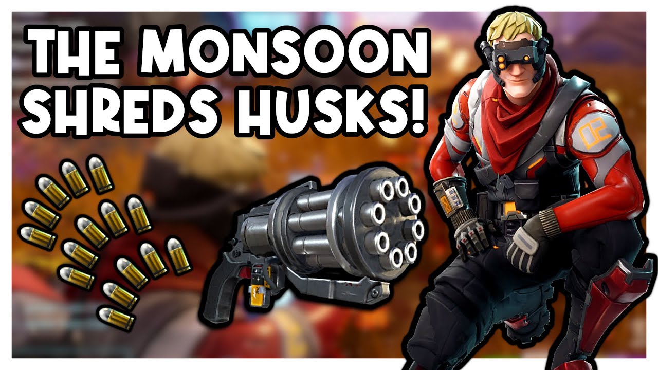 The Monsoon SMG SHREDS The Husks! - Fortnite: Save the World - YouTube