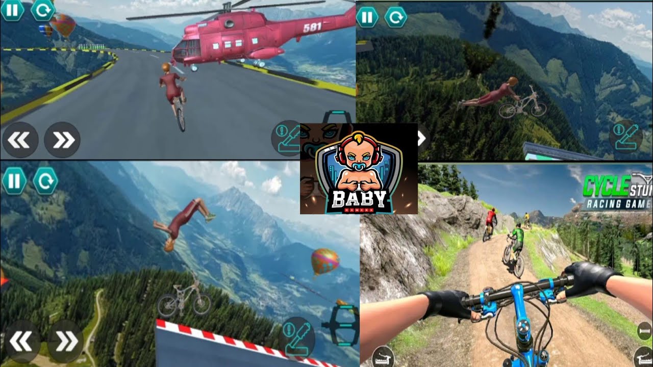 Impossible Cycle Stunts Racing 😱 - YouTube