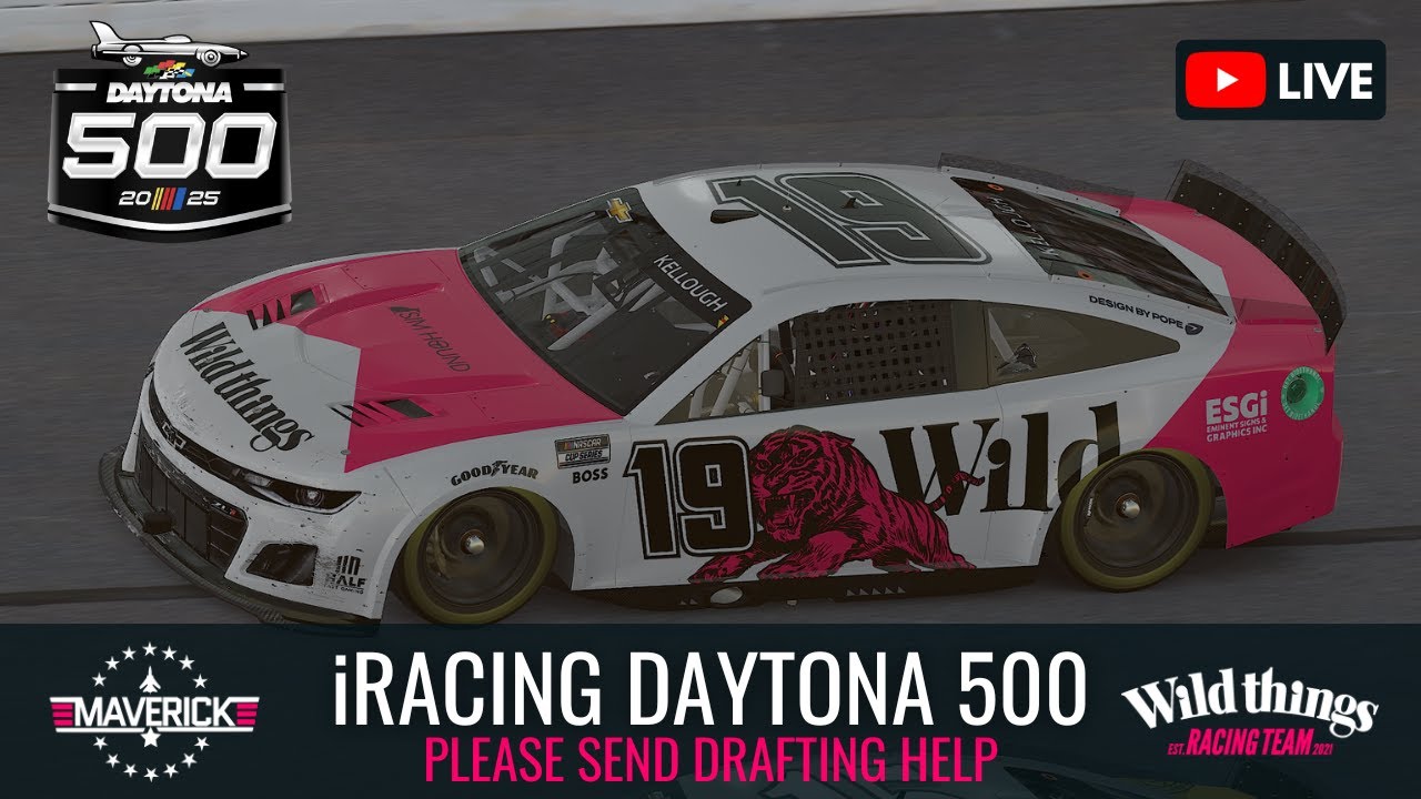 iRacing Daytona 500 - YouTube