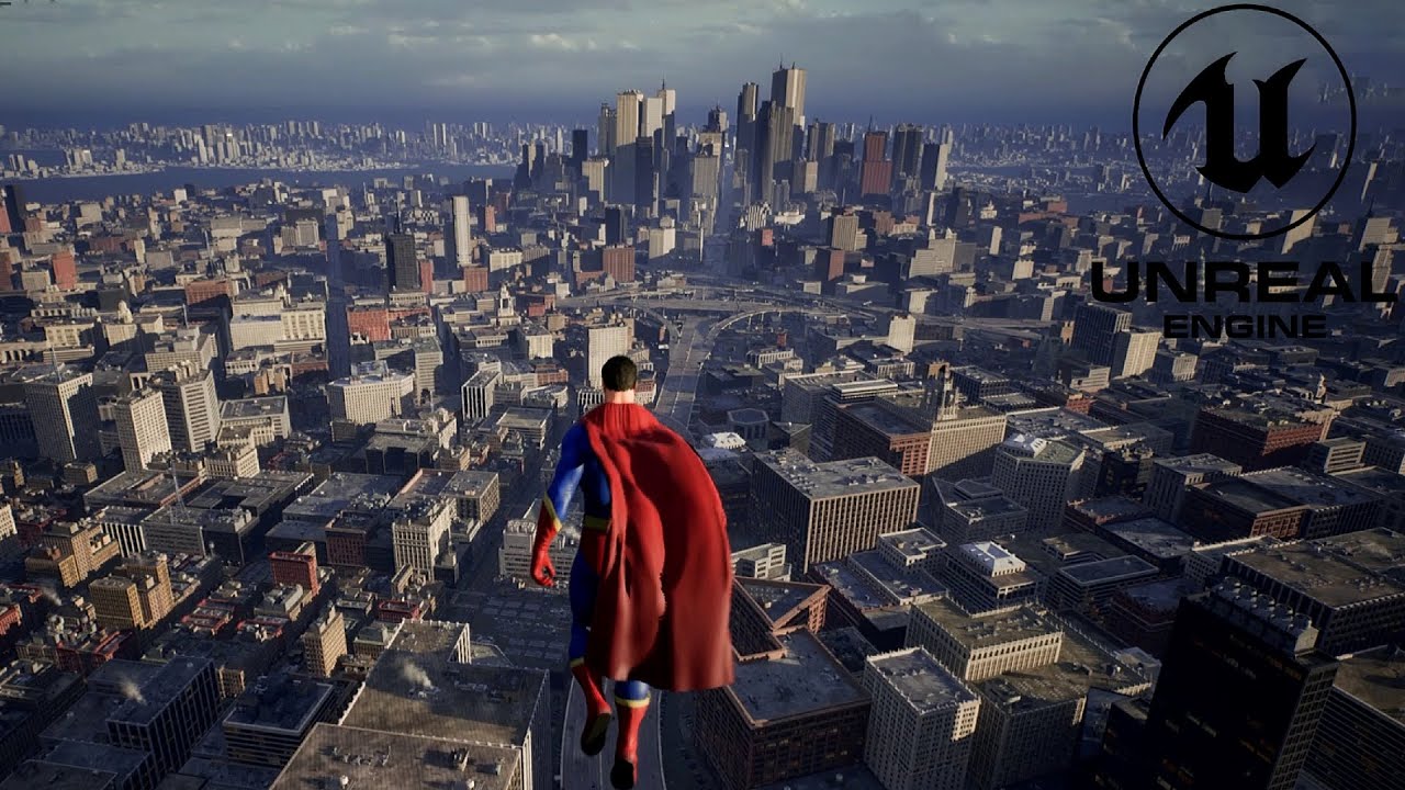 New Superman Game 2022 [MOD] [UE5 TECH DEMO] [SOUND EFFECTS] - YouTube