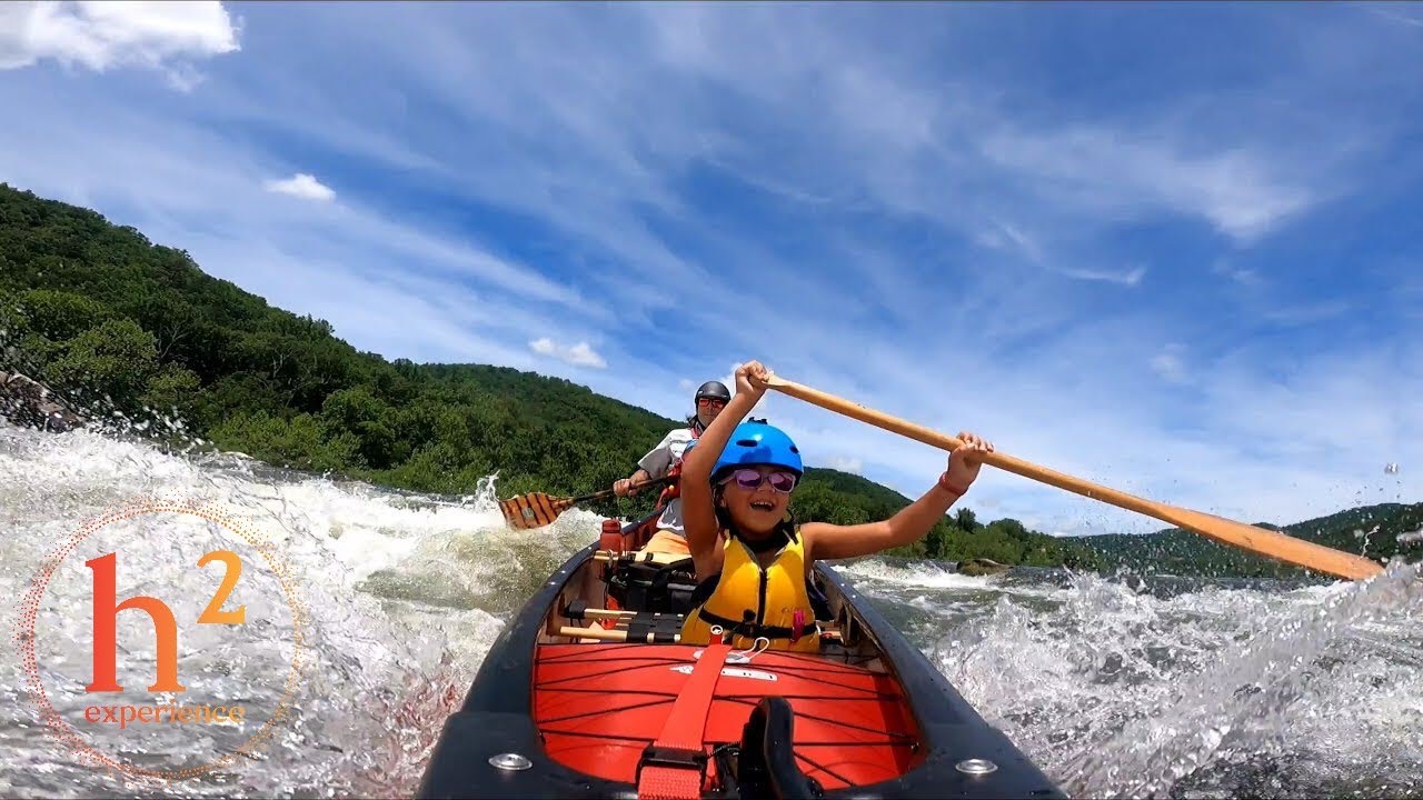 Canoeing Balcony Falls - Shae's First Run Down Balcony Falls - YouTube