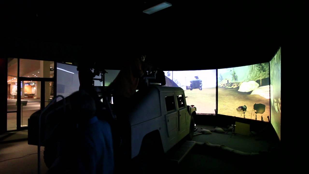 National Infantry Museum Simulators - YouTube