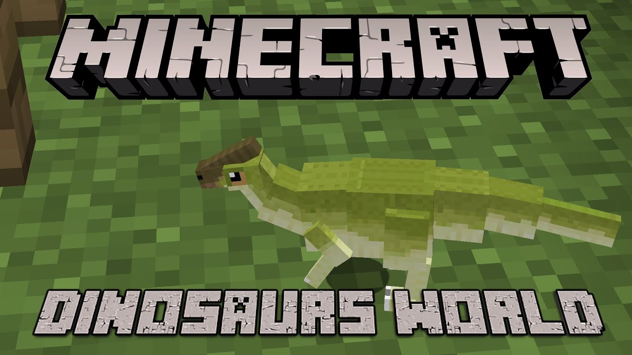 Minecraft Dinosaurs World Ep 8 (Parasaurolophus Baby!!!) - YouTube