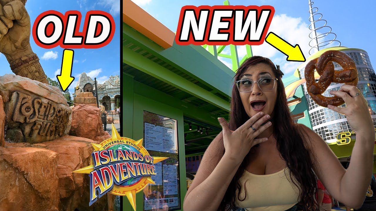 Universal Orlando Islands of Adventure food and fun - YouTube