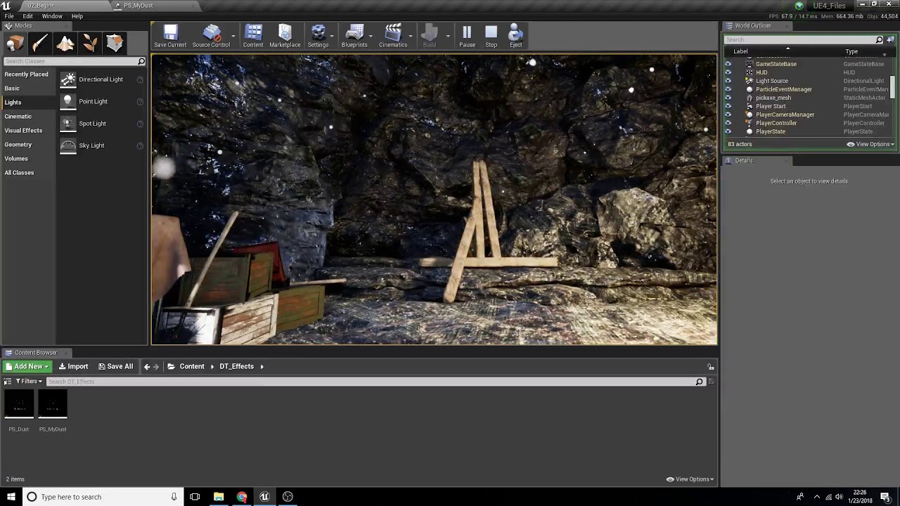 Finishing the Dust Particle System pt.2 - YouTube