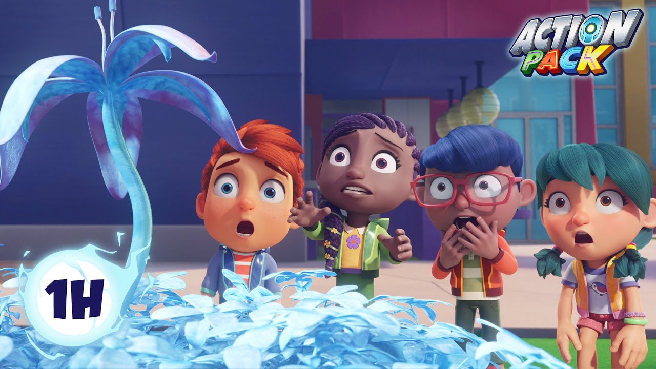 Frozen Paradise ⚡🦸‍♂| Action Pack | Fun Kids Cartoons | 1 Hour Episode ...