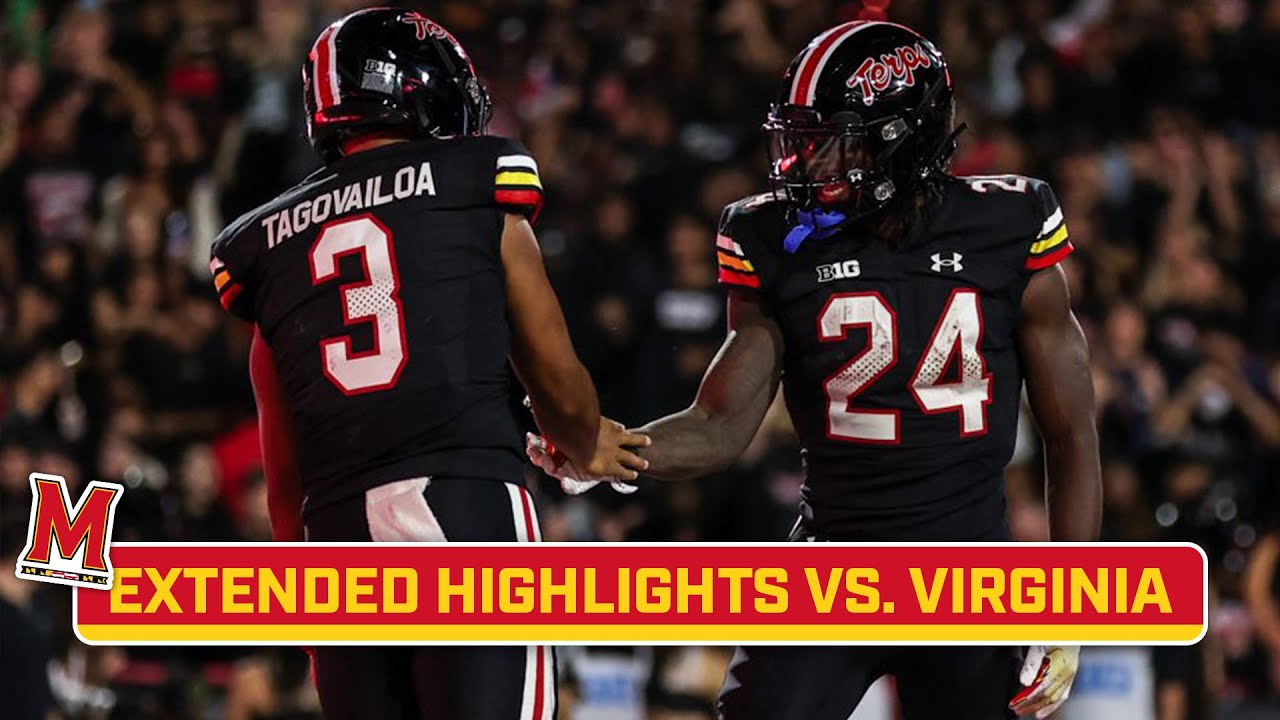 Virginia at Maryland | Extended Highlights | Big Ten Football | Sept ...
