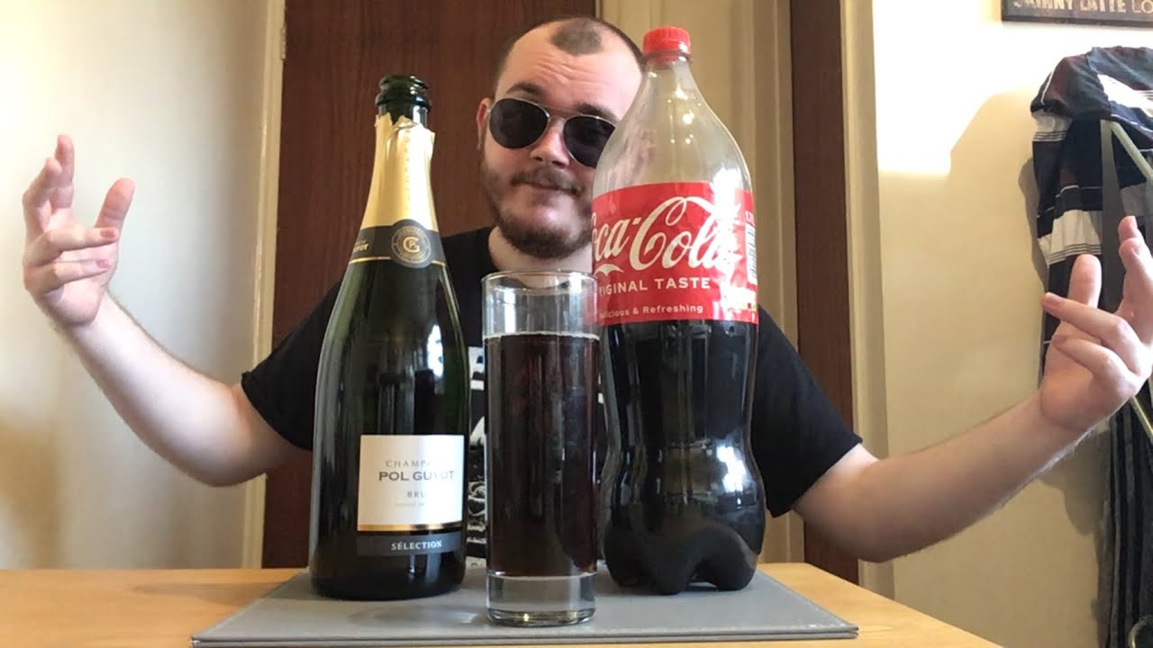 Trying Out The Tom Hanks Champagne & Coke - YouTube