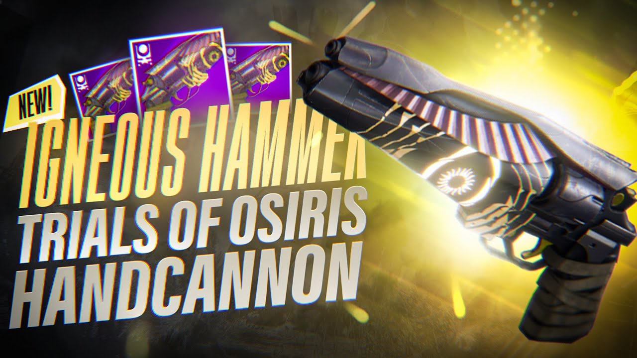 New Trials Hand cannon: Igneous Hammer (Adept) = BEST 120 RPM get it ...