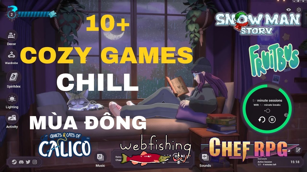 10+ Cozy Games chill vào mùa đông | Cozy game Switch, Steam, Smartphone ...