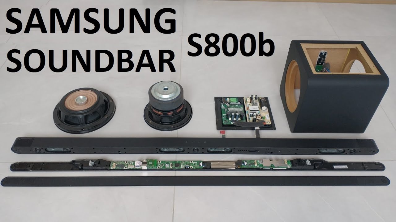 Samsung Soundbar S800b Look Inside (Disassembled) Teardown (Desmontada ...