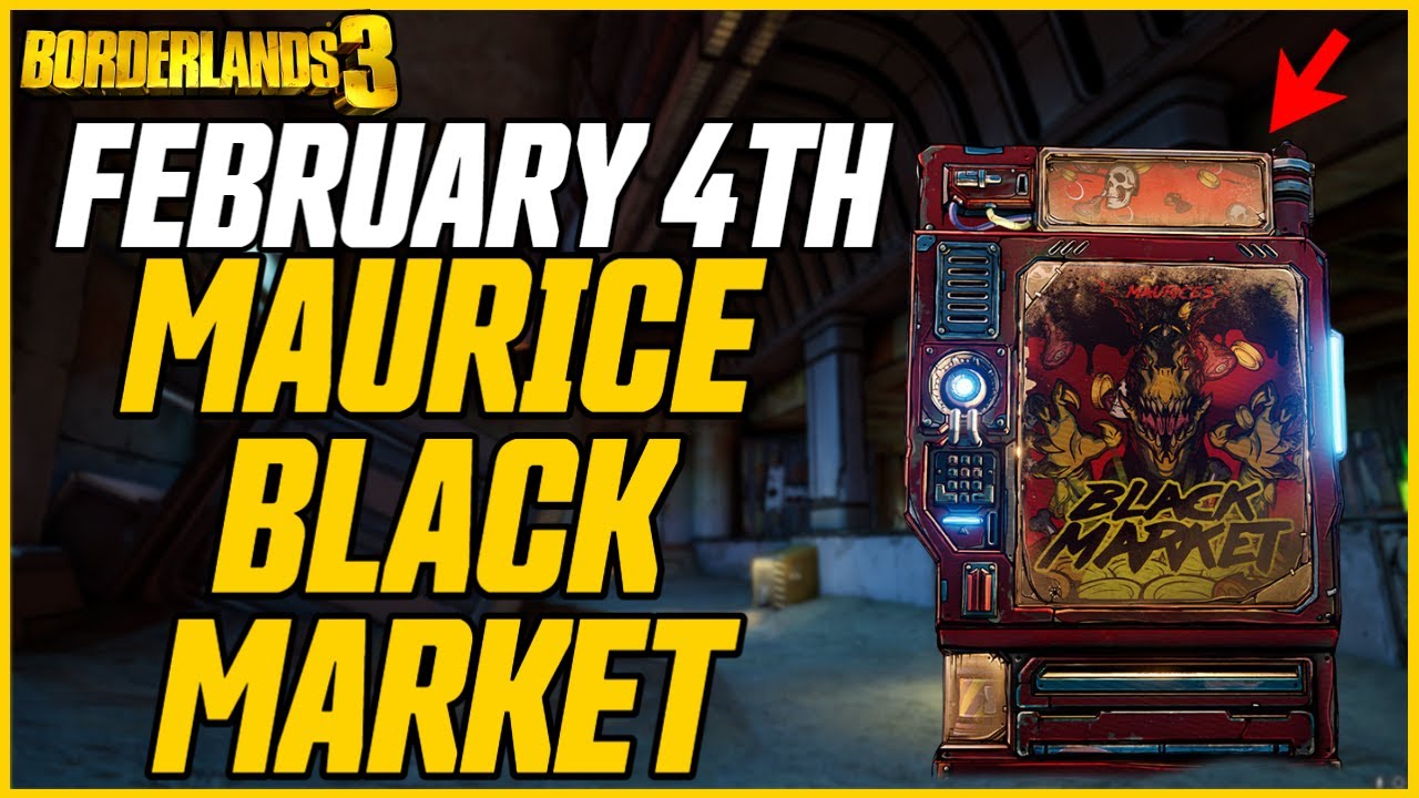 A "BOOMING" Week! Maurice Black Market Vending Machine // Borderlands 3 ...
