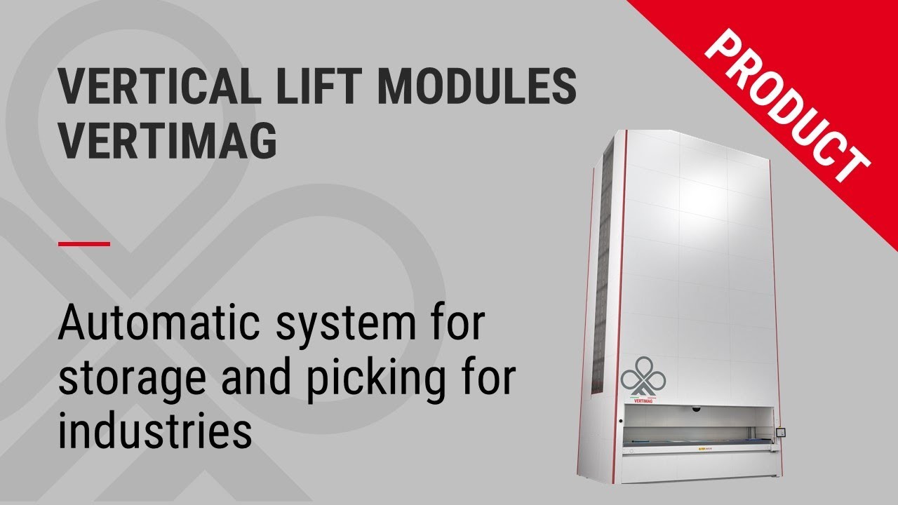 FERRETTO SPA - Vertimag - Vertical lift module - Your warehouse in 1/10 of the storage surface ...