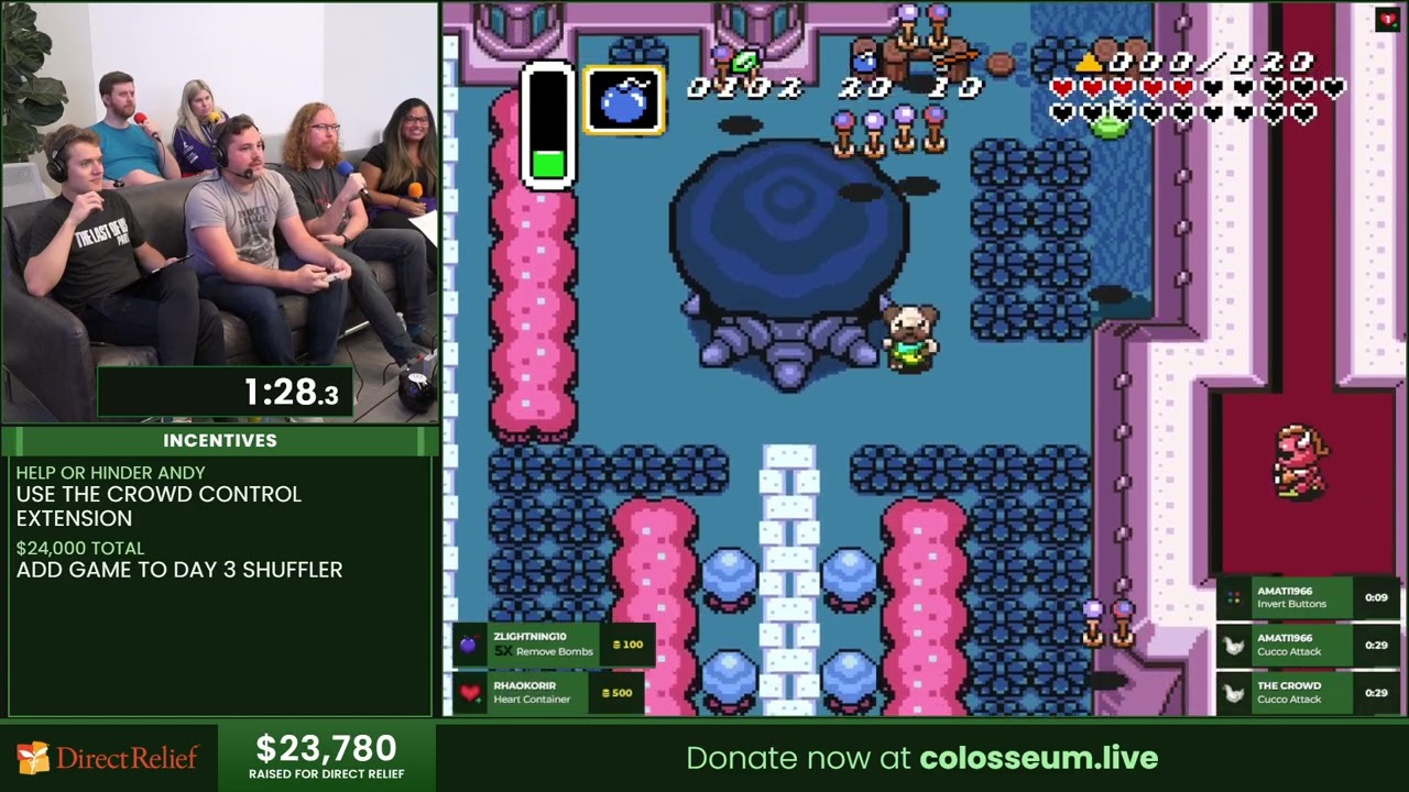 Speedrun Colosseum Segment 11: Link to the Past Crowd Control by Andy ...