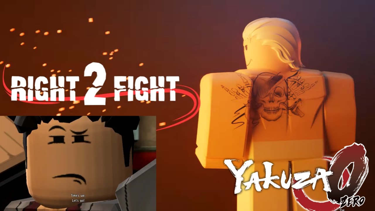 roblox new yakuza fighting game - Right 2 Fight - YouTube
